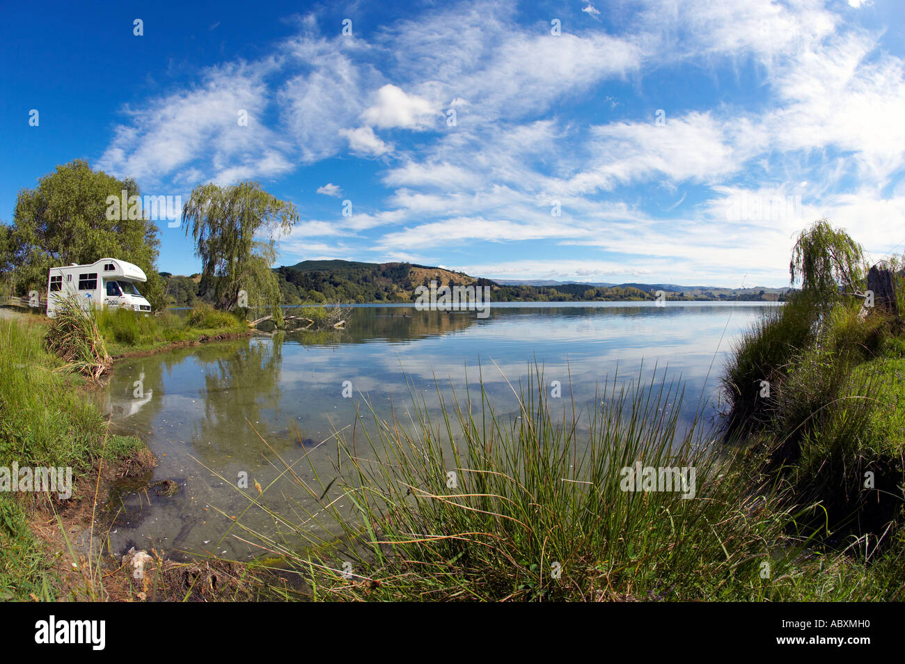 Lake Tutira Hawkes Bay New Zealand Stock Photo - Alamy