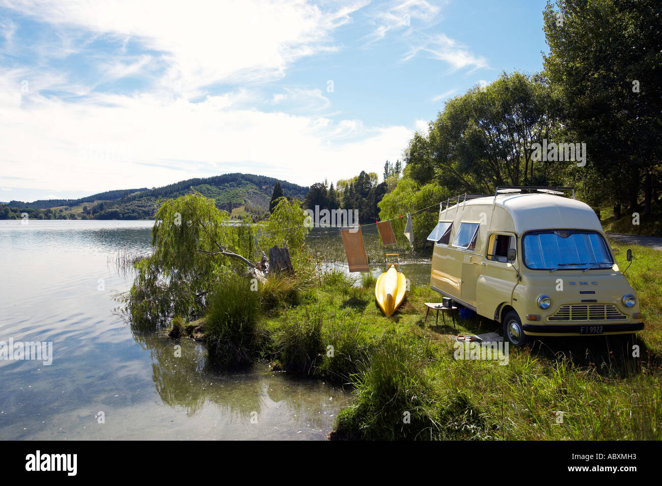 Lake Tutira Hawkes Bay New Zealand Stock Photo - Alamy