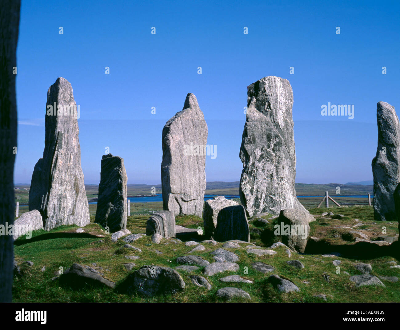 Standing Stones of Callanish, Lewis, Outer Hebrides, Scotland, UK Stock ...