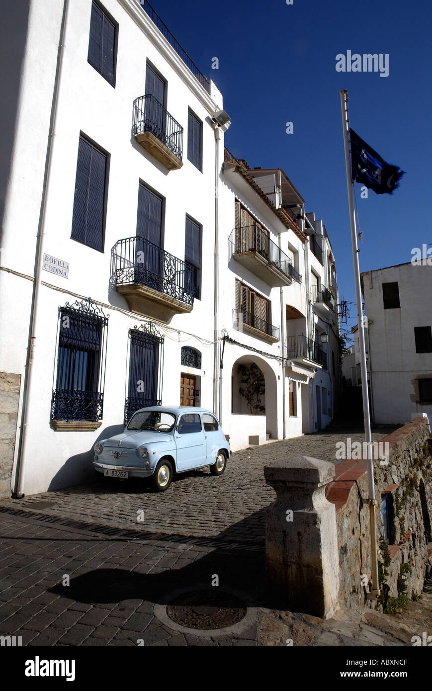 Calella costa brava flag hi-res stock photography and images - Alamy
