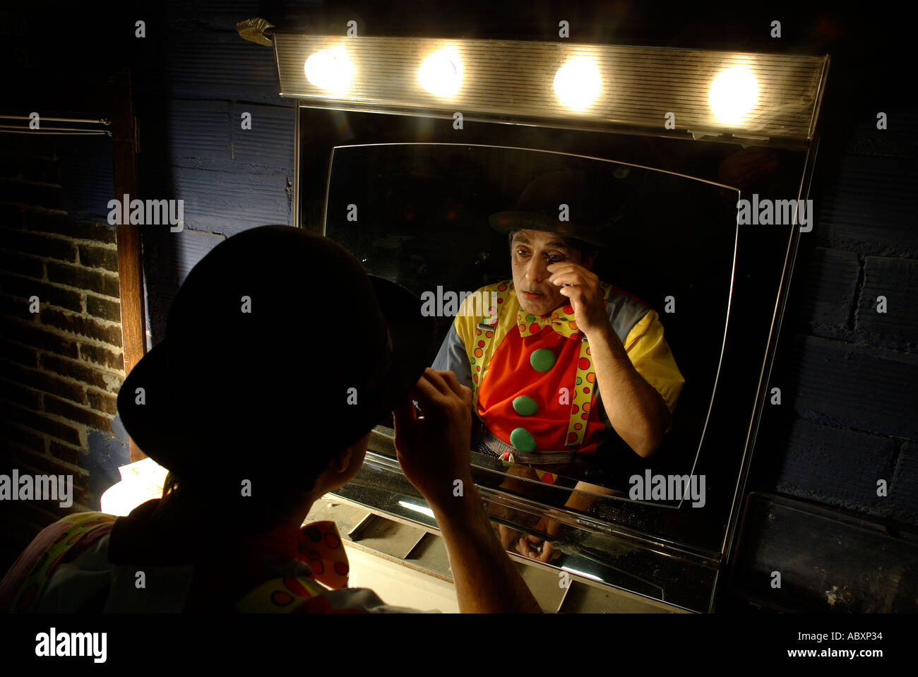 Clown with a mirror hi-res stock photography and images - Alamy