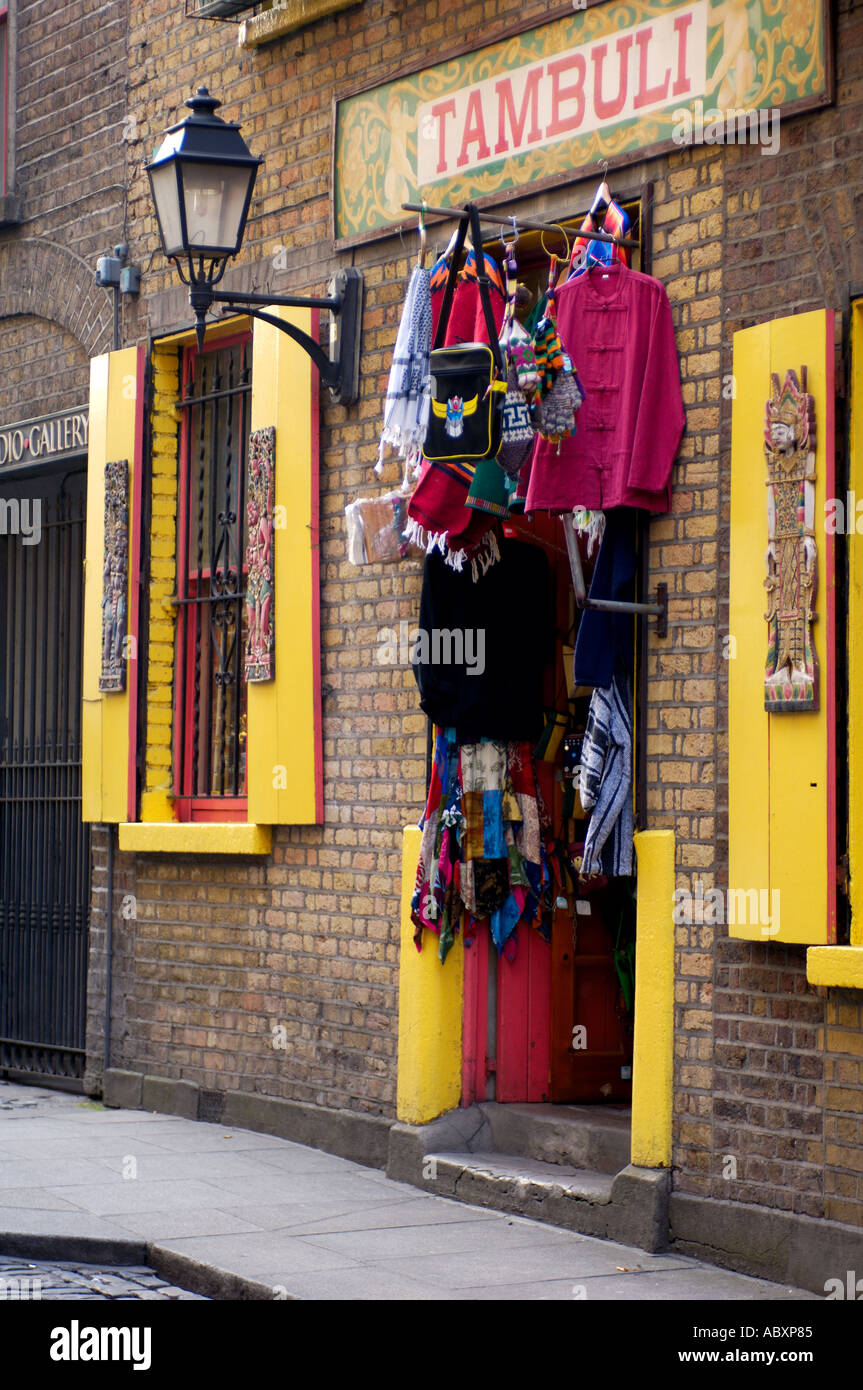 Ethnic Clothing Shop Temple Bar Dublin Stock Photo - Alamy