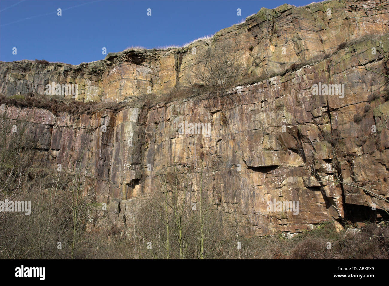 Disused stone quarry in north hi-res stock photography and images - Alamy
