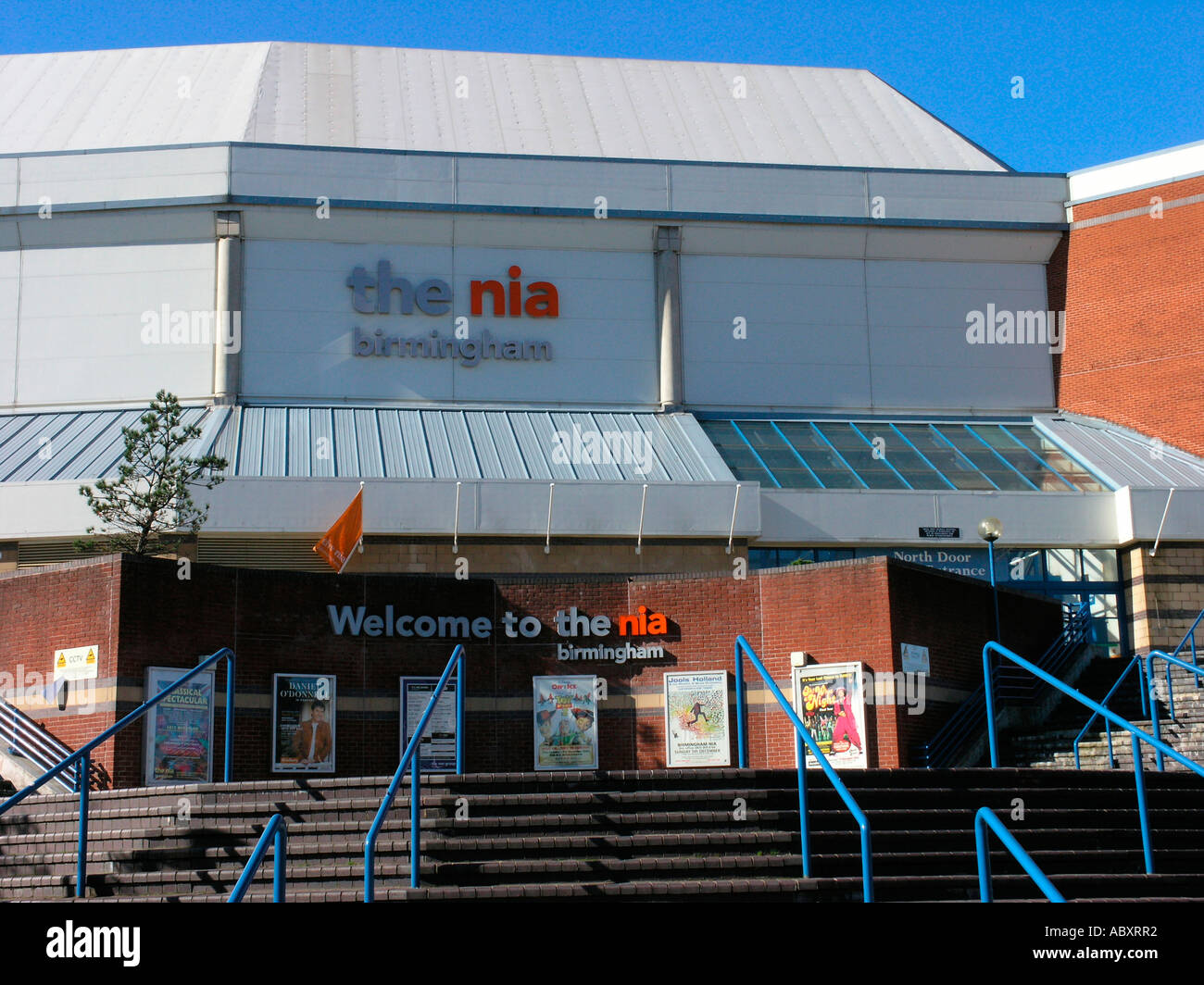 The National Indoor Arena Birmingham main entrance england Stock Photo ...
