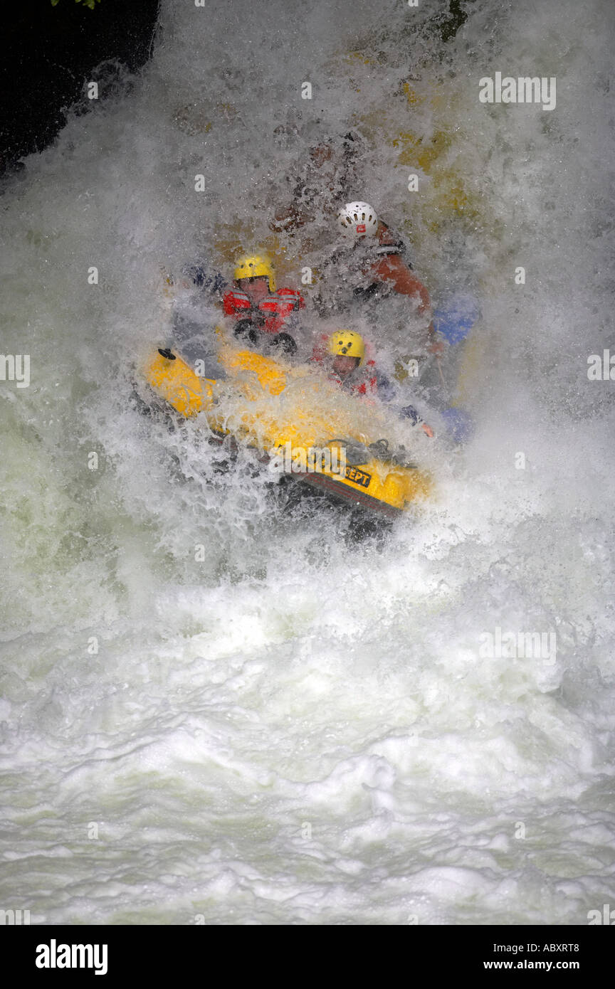 Rafting the 7 metre Tutea falls on the Kaituna River Rotorua New ...