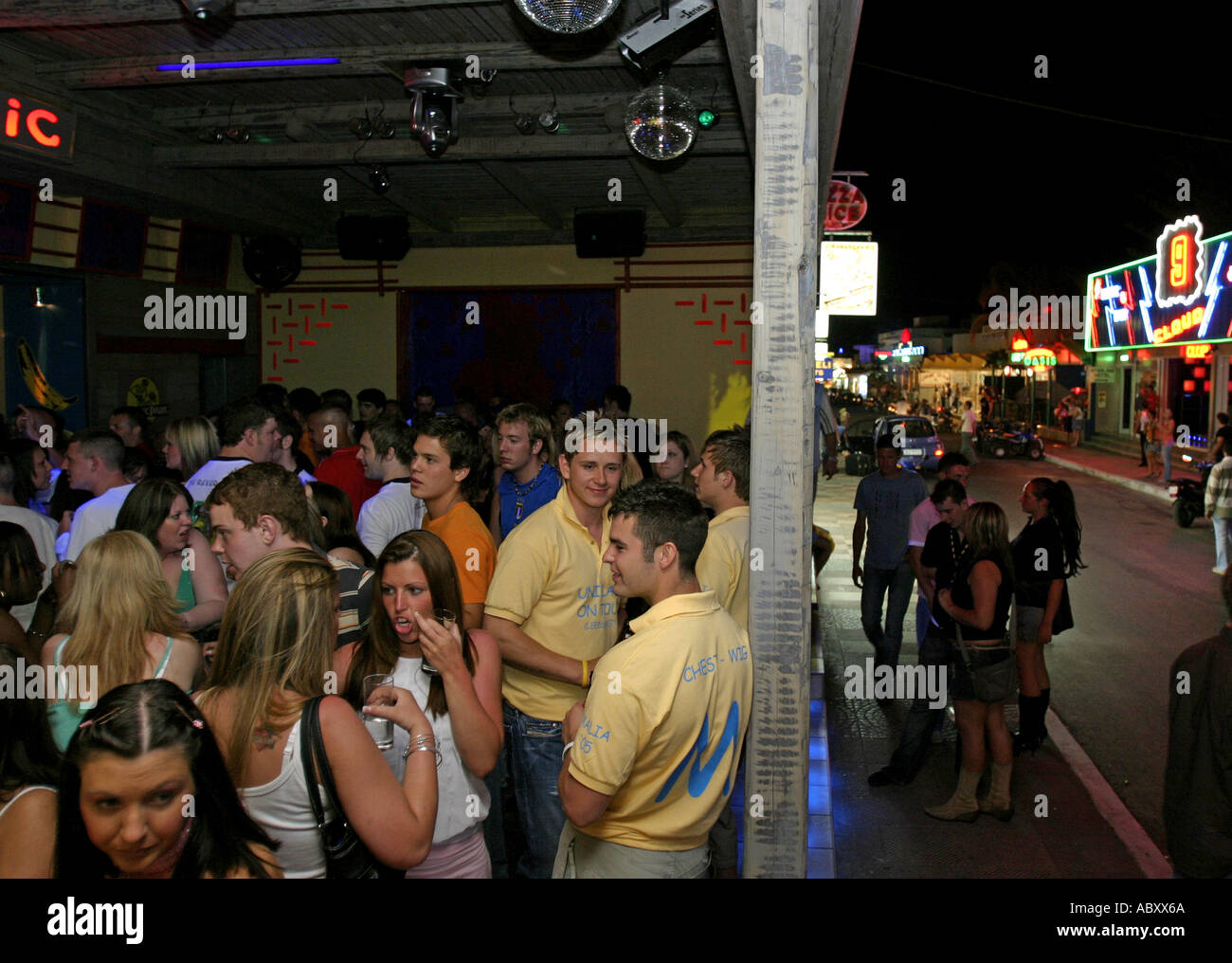 Club 18 30 malia hi-res stock photography and images - Alamy