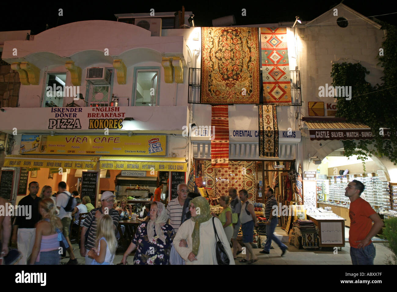 turkey aegean coast bodrum peninsula bodrum the narrow streets of the ...