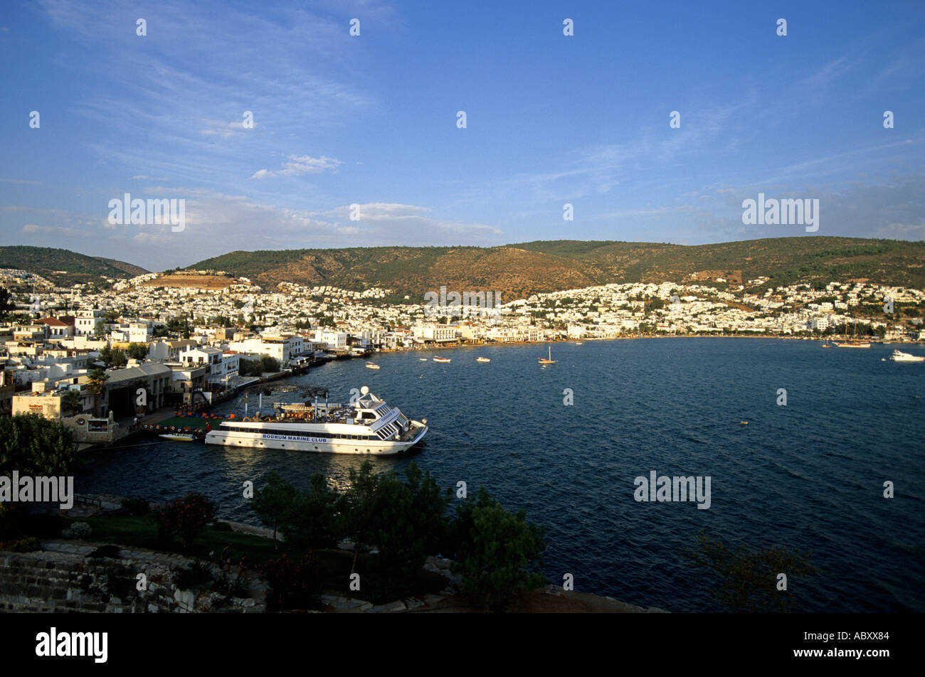 turkey aegean coast bodrum peninsula bodrum Stock Photo - Alamy