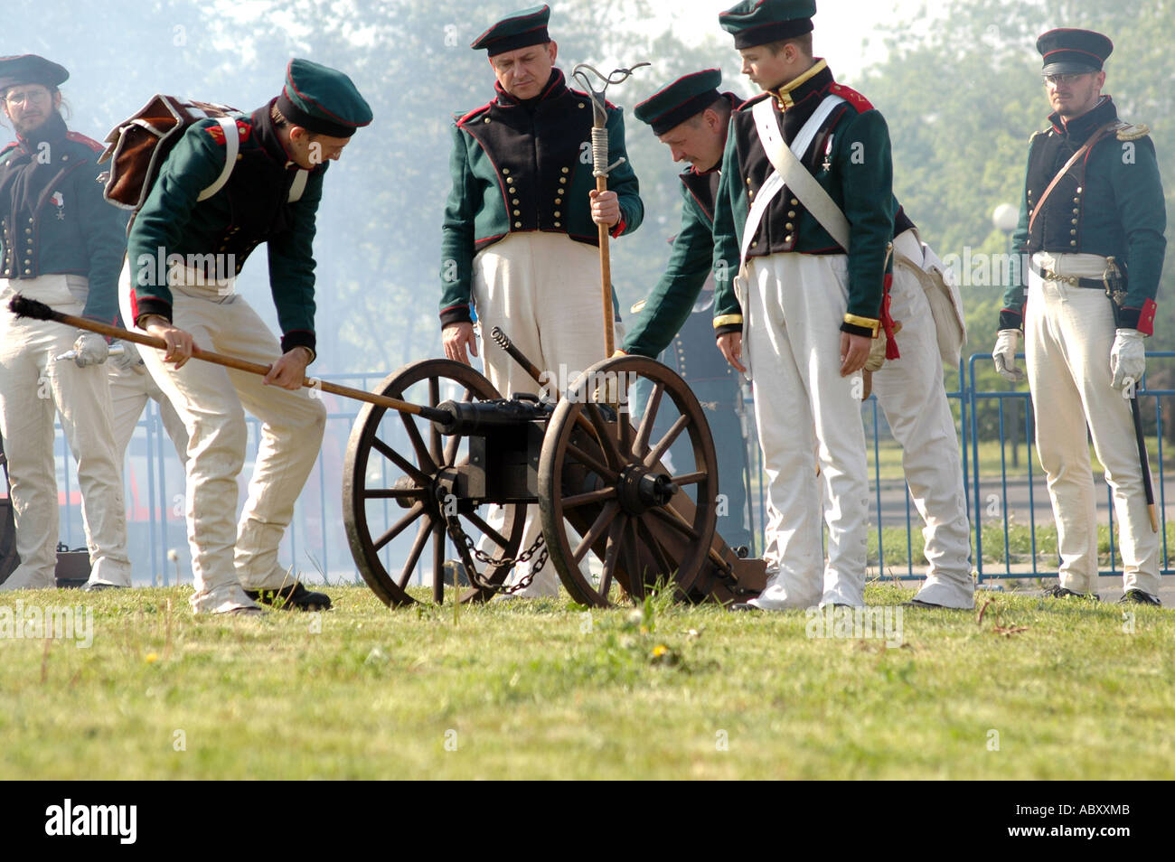 reloading a cannon Stock Photo - Alamy