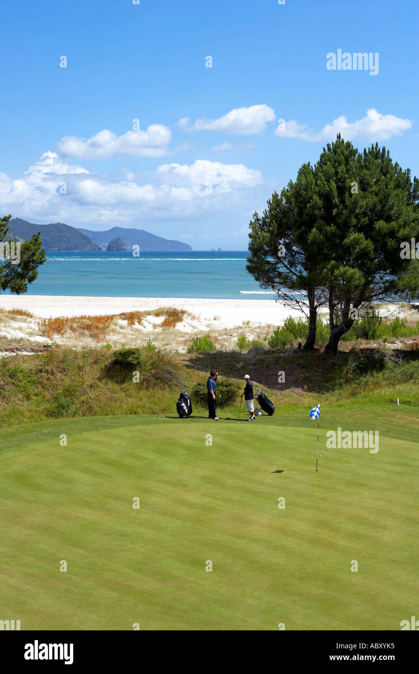 Golf at Matarangi Coromandel New Zealand model release 488 Stock Photo ...