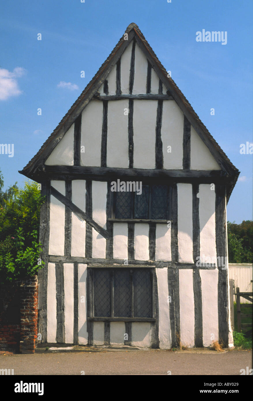 Medieval Timber Framed House Lavenham Suffolk England Stock Photo - Alamy