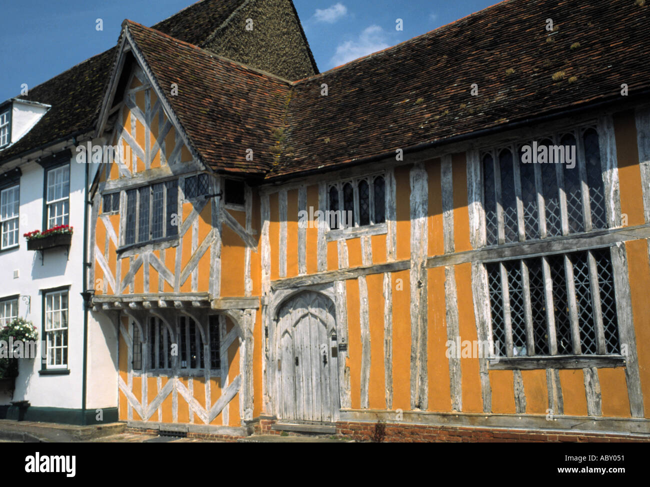 The Little Hall Market Place Lavenham Suffolk England Stock Photo - Alamy