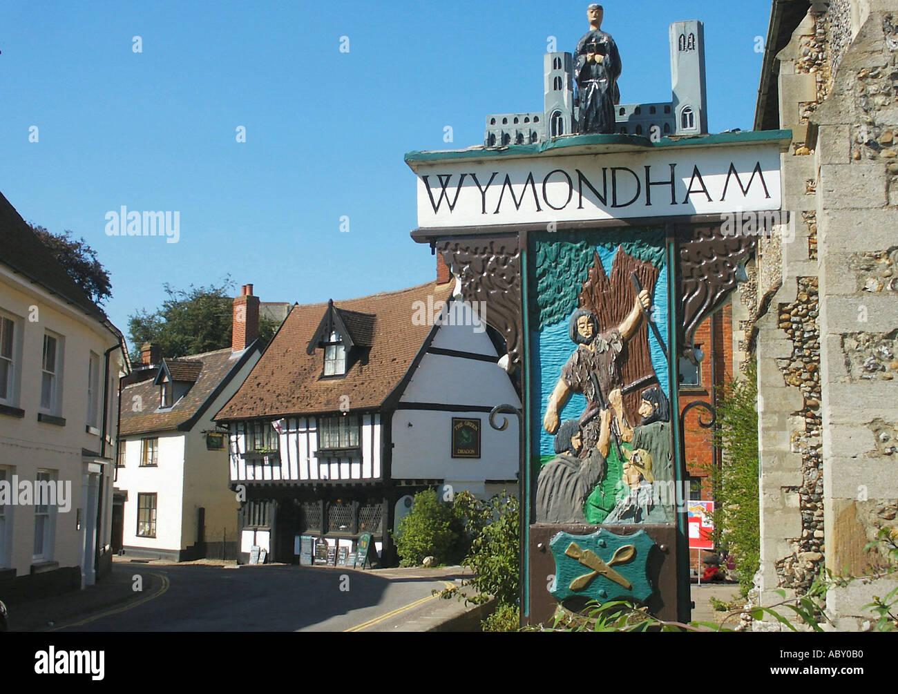 Historic buildings street wymondham hi-res stock photography and images ...