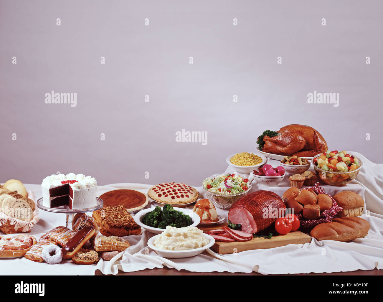 Ham Dinner Family Style