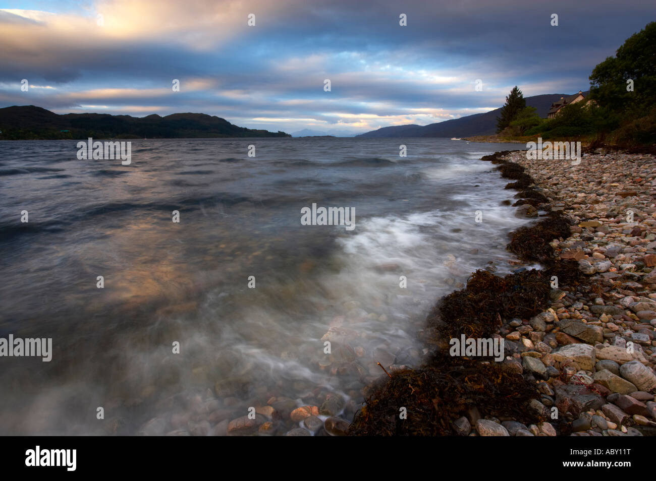 Loch Kishorn in the Scottish Highlands Stock Photo - Alamy