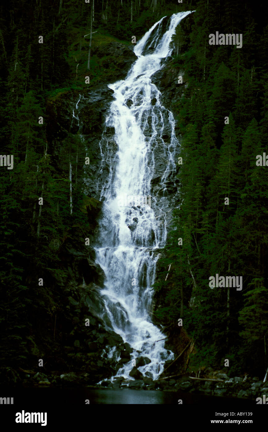 Vanessa Falls in Waterfall Cove Alaska AK Stock Photo - Alamy