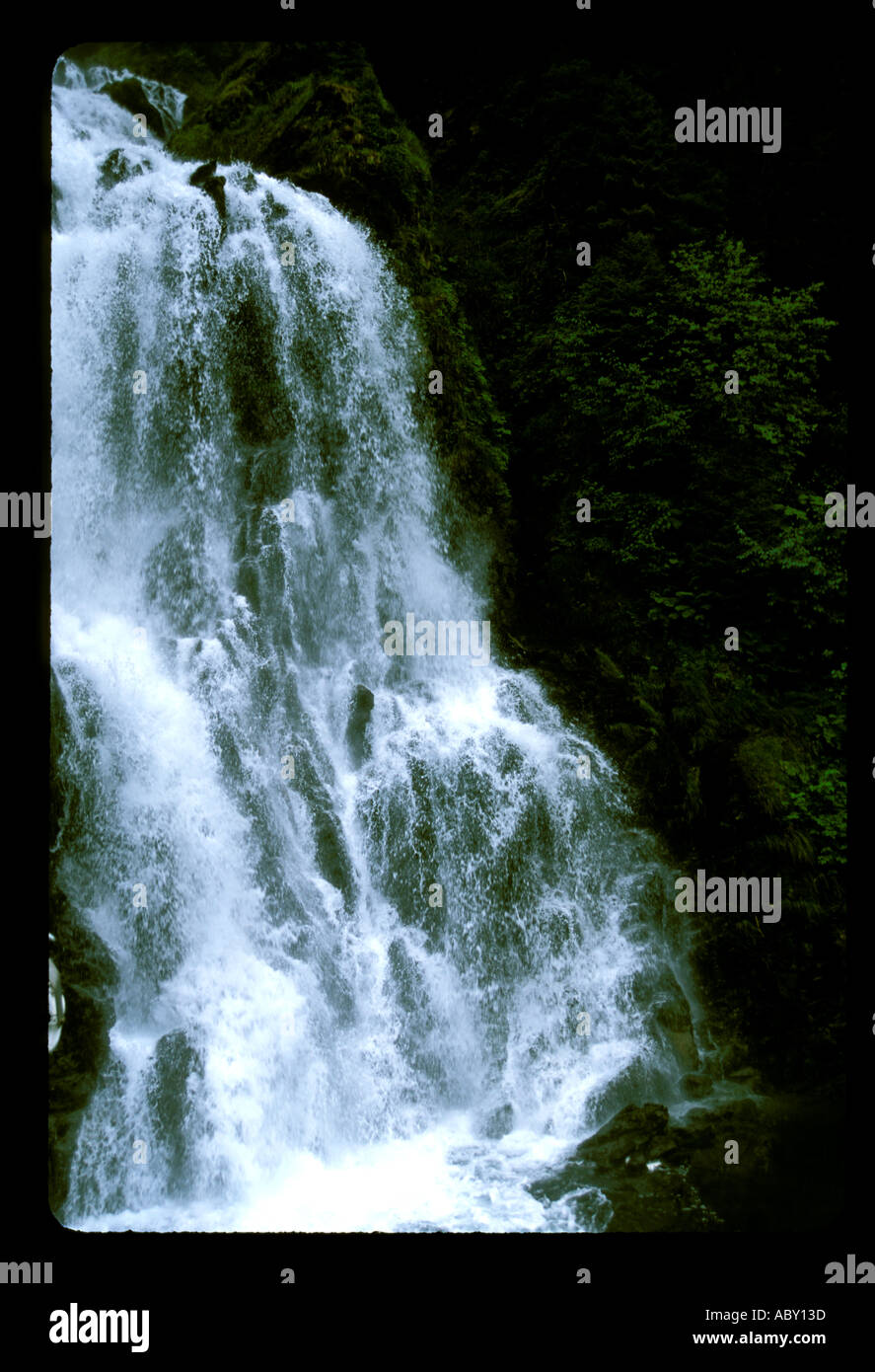 Vanessa Falls in Waterfall Cove Alaska AK Stock Photo - Alamy