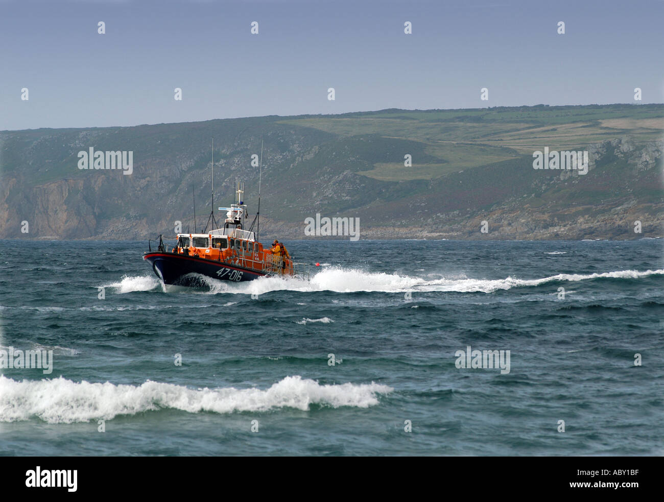 RNLI lifeboat at Sennen Cove Cornwall UK Stock Photo - Alamy