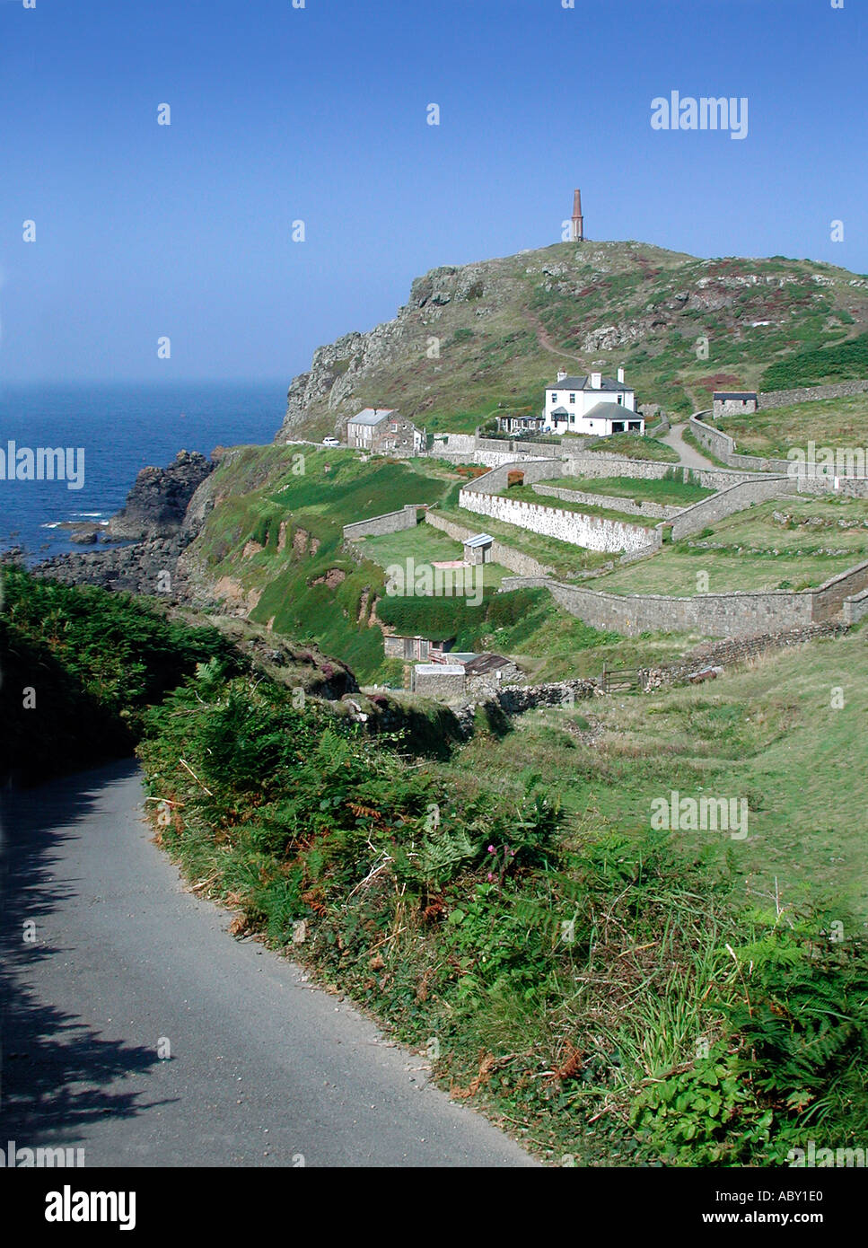 Cape Cornwall UK Stock Photo - Alamy