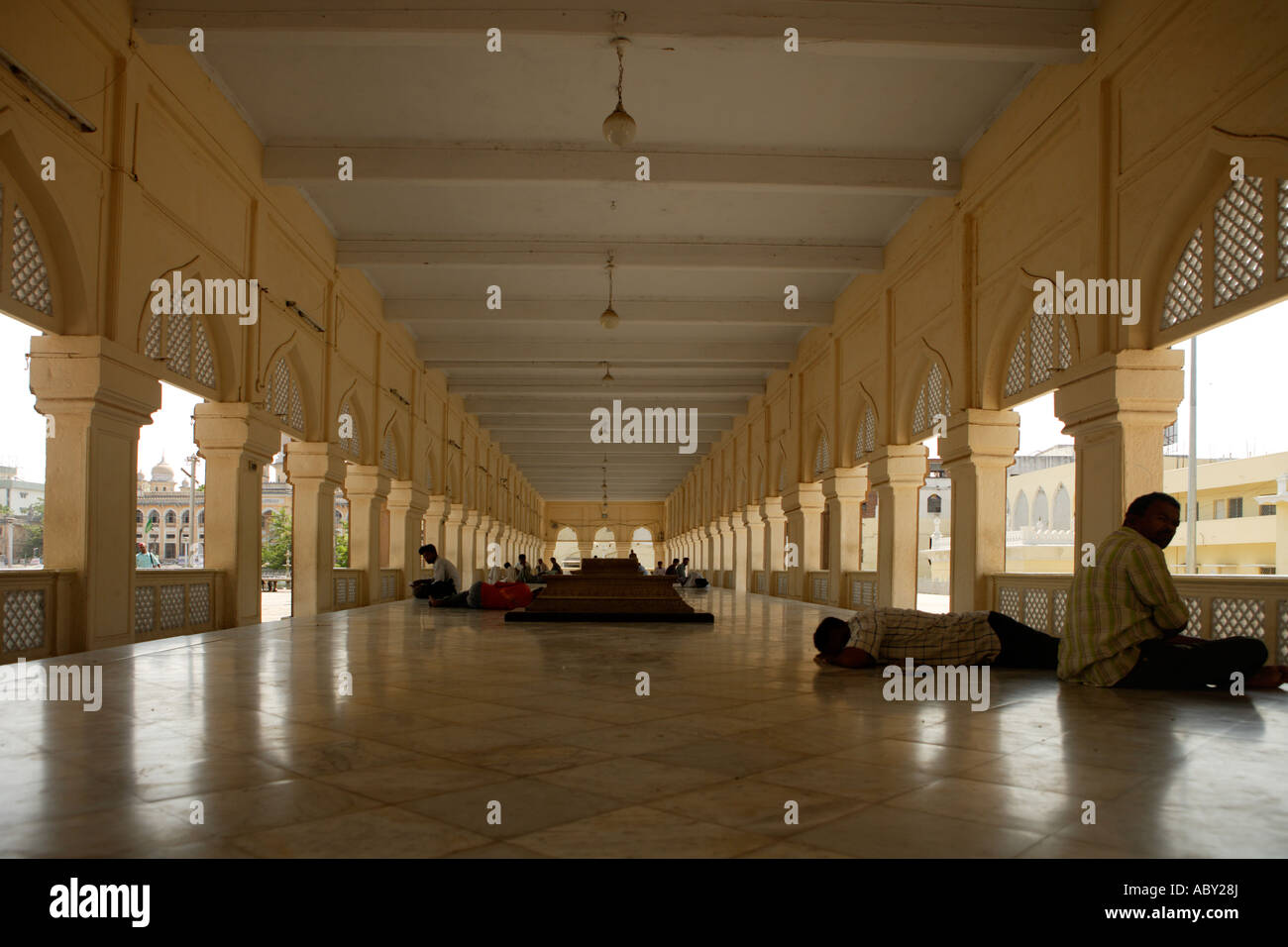 Mecca Masjid Charminar Bazaar Hyderabad Andhra Pradesh India Stock ...