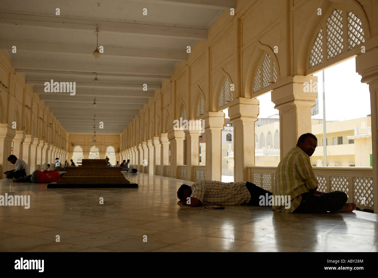 Mecca Masjid Charminar Bazaar Hyderabad Andhra Pradesh India Stock ...