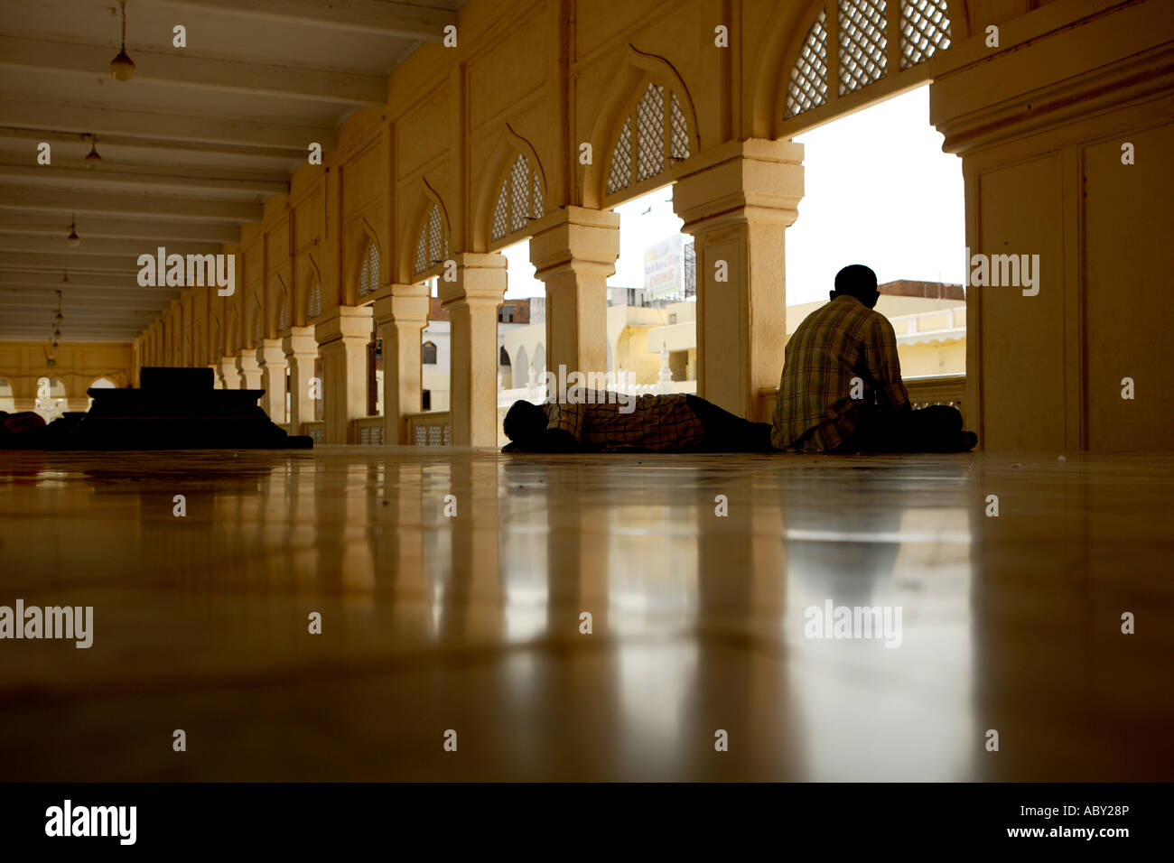 Mecca Masjid Charminar Bazaar Hyderabad Andhra Pradesh India Stock ...