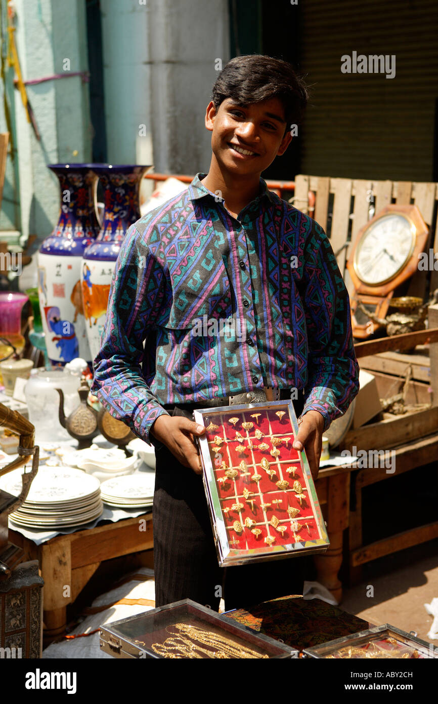 Street market Charminar Bazaar Hyderabad Andhra Pradesh India Stock ...