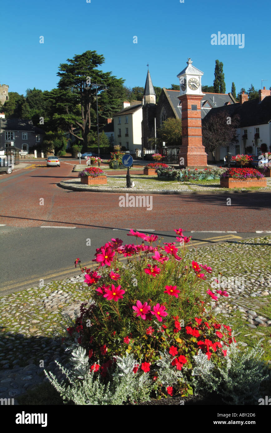 Clock tower twyn square usk hi-res stock photography and images - Alamy