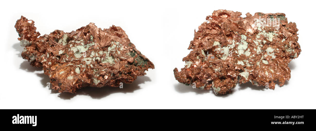 Native copper specimen Stock Photo - Alamy