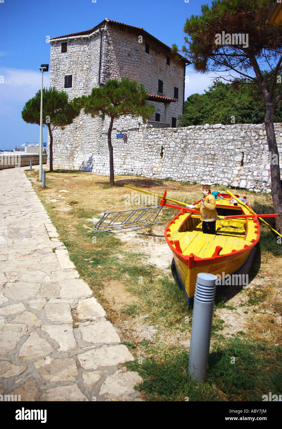 View of Umag old town Istria Croatia former ex Yugoslavia Umago Croazia ...