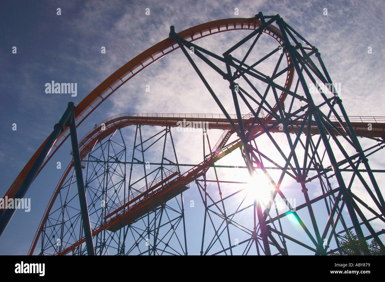 Rollercoaster rider hi-res stock photography and images - Alamy