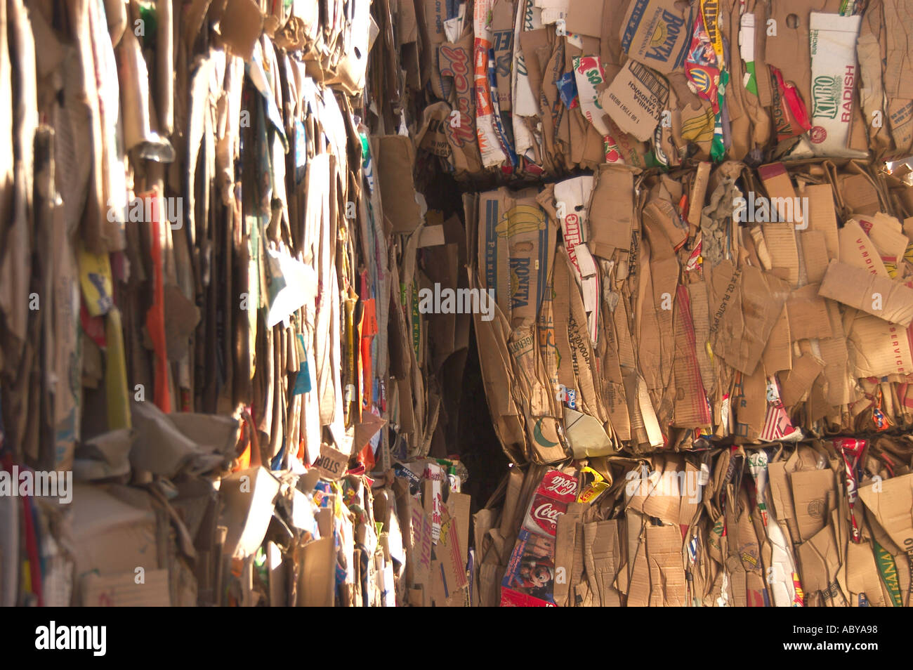 cardboard to recycle Stock Photo - Alamy