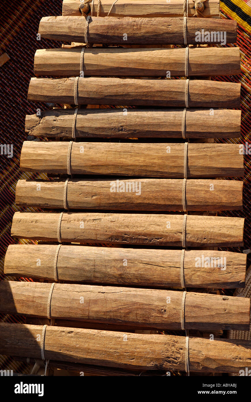 traditional african wooden xylophone Stock Photo - Alamy