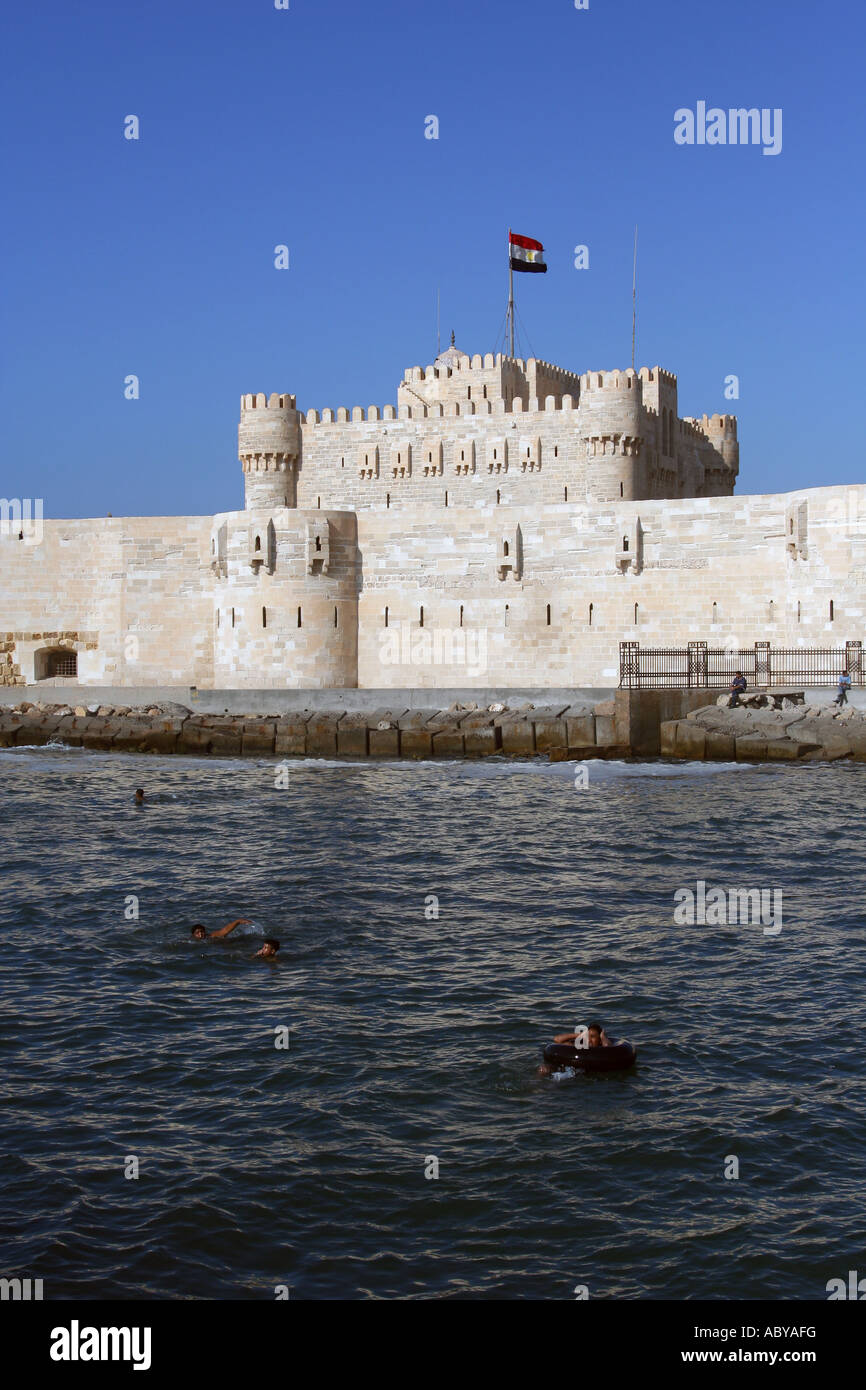 Fort of Qaitbey in Alexandria, Egypt Stock Photo - Alamy
