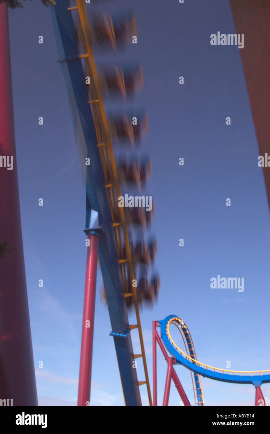 track rollercoaster Stock Photo - Alamy