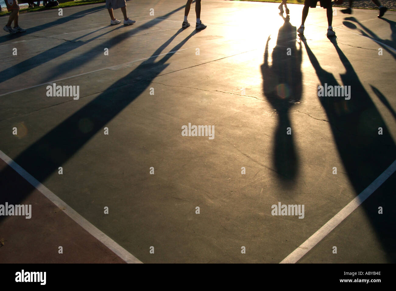 basketball game shadows Stock Photo - Alamy