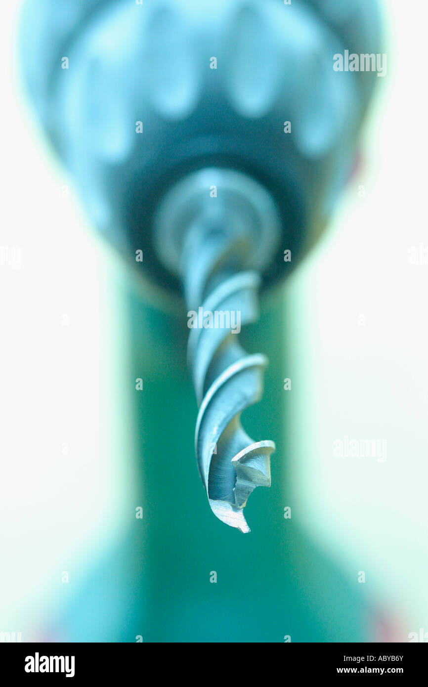 Close up of electric drill and bit Stock Photo - Alamy
