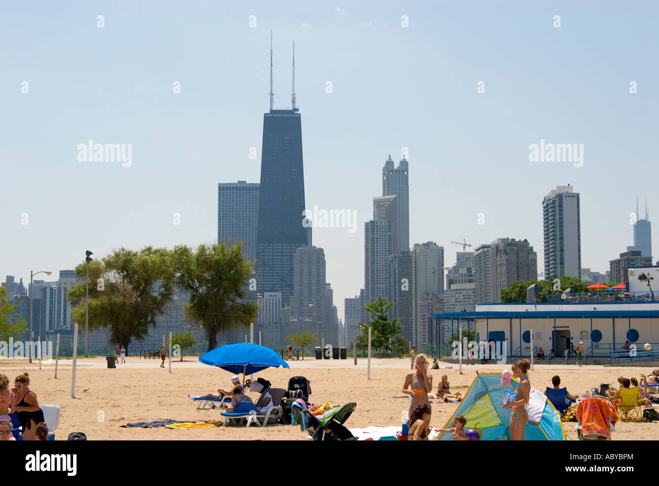 Chicago's North Ave. Beach Stock Photo - Alamy