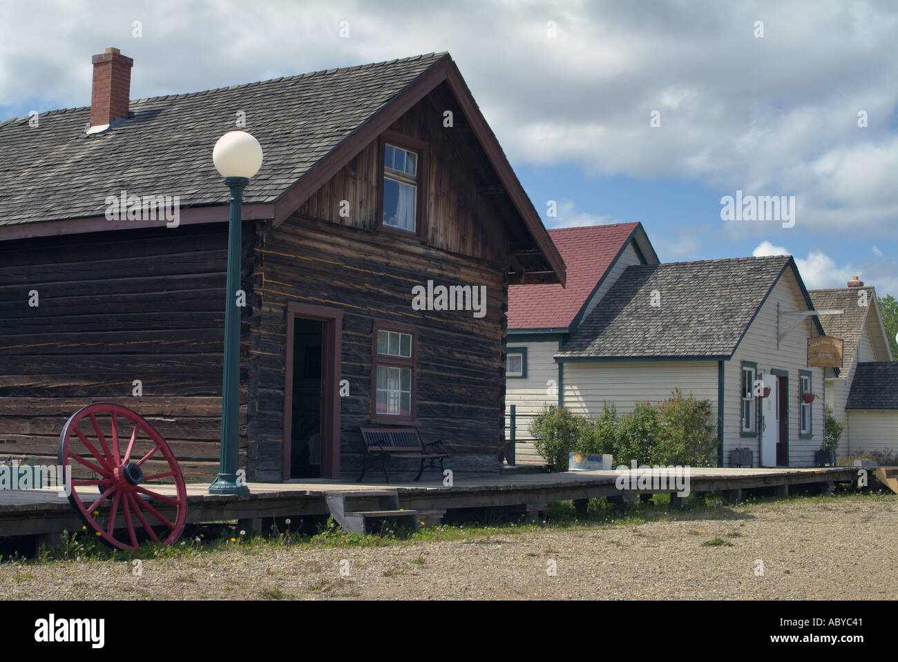 Canada canadian frontier town hi-res stock photography and images - Alamy