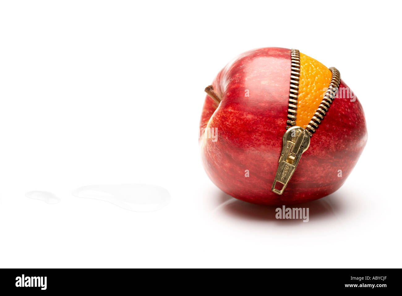 Orange apple zip hi-res stock photography and images - Alamy