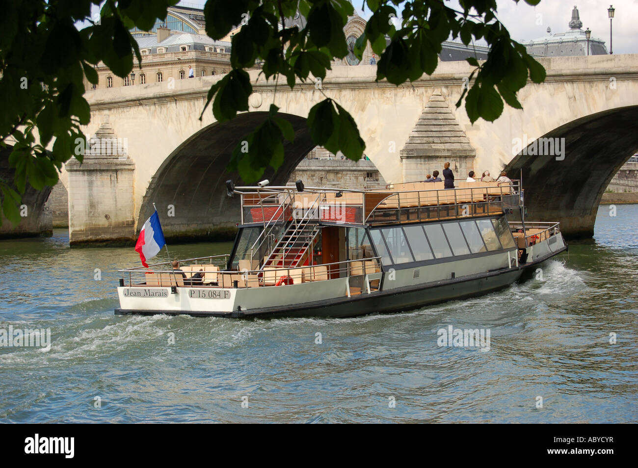 A Bateaux Mouches boat on the Seine, Paris France Stock Photo - Alamy