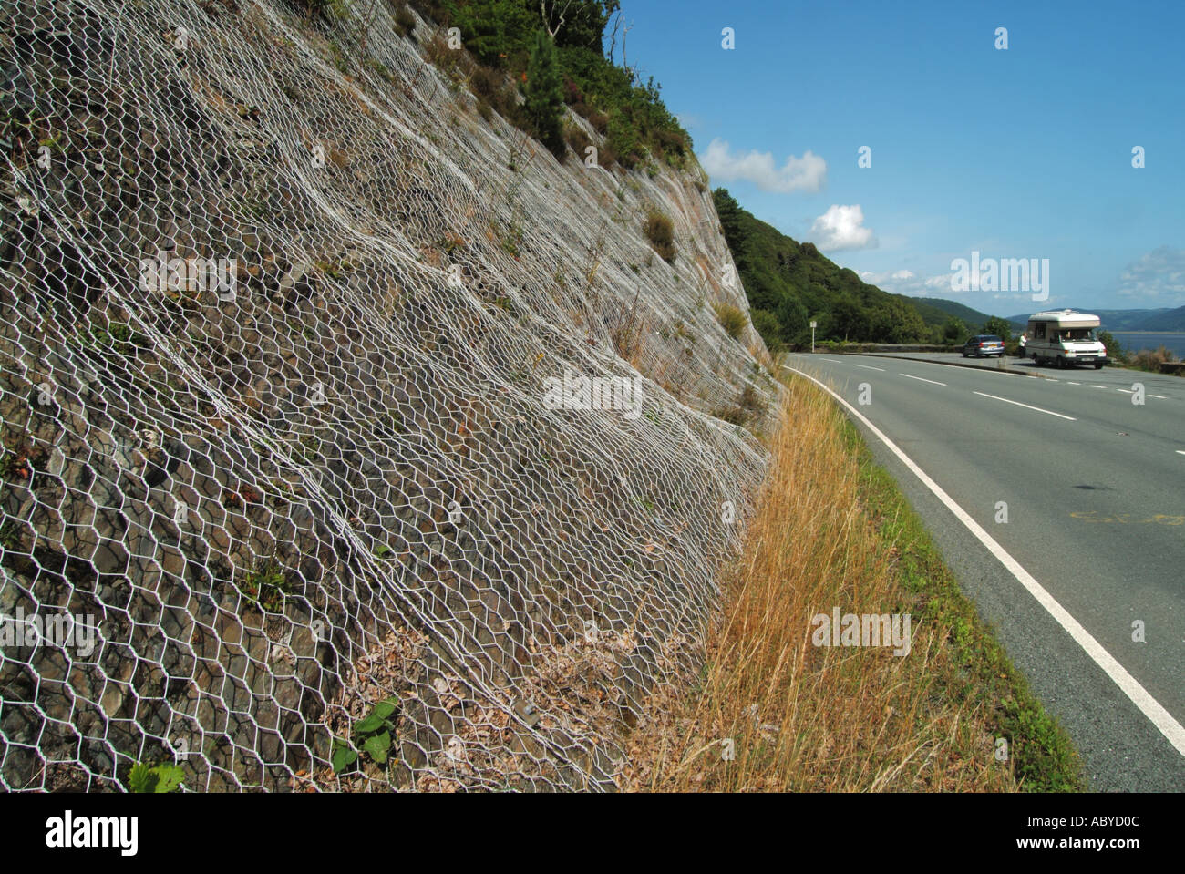 Rock Fall Netting Stock Photos & Rock Fall Netting Stock Images - Alamy