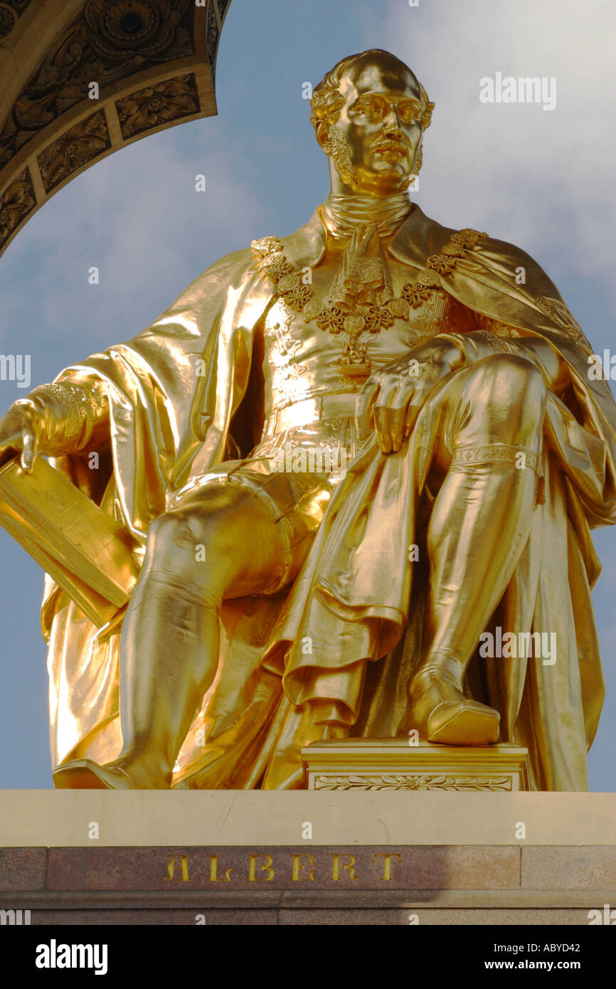 The Albert Memorial to Prince Albert Prince Consort husband of Queen ...
