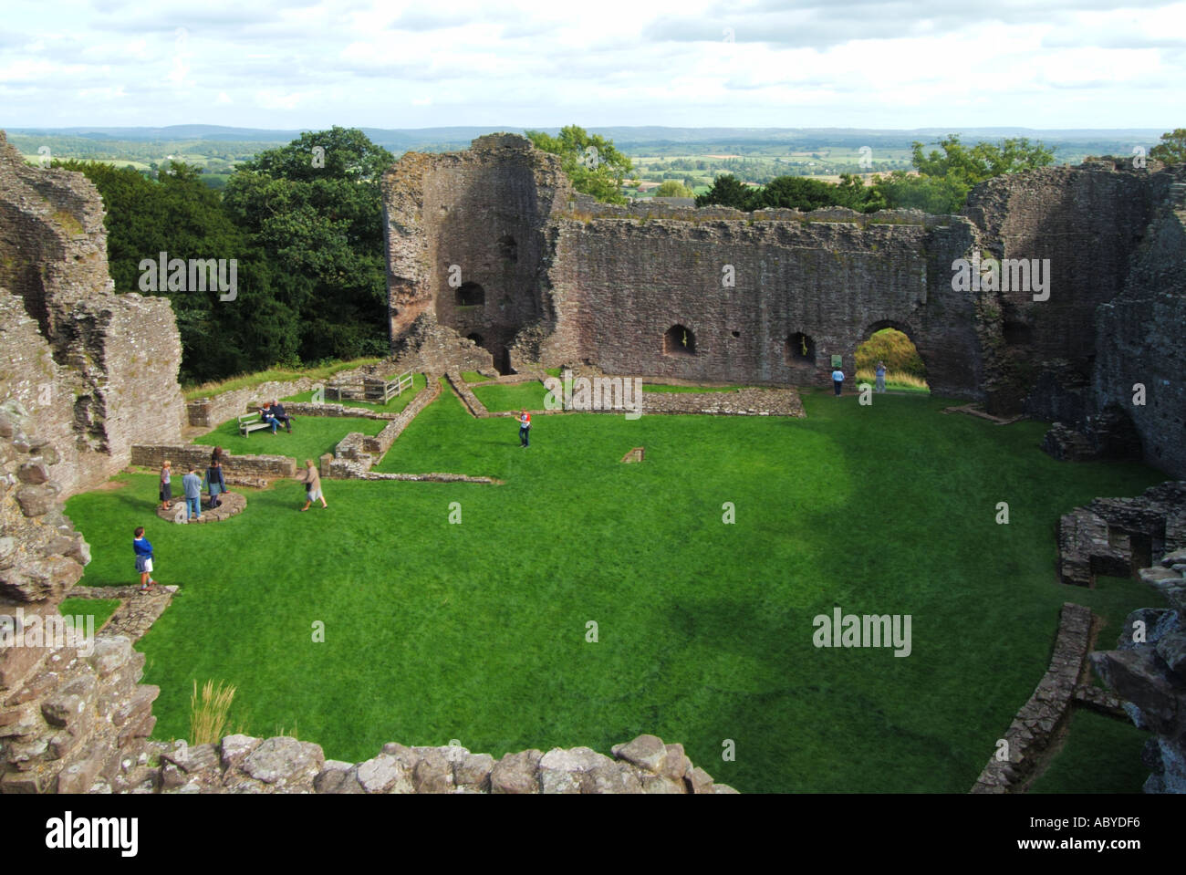 White castle wales view hi-res stock photography and images - Alamy