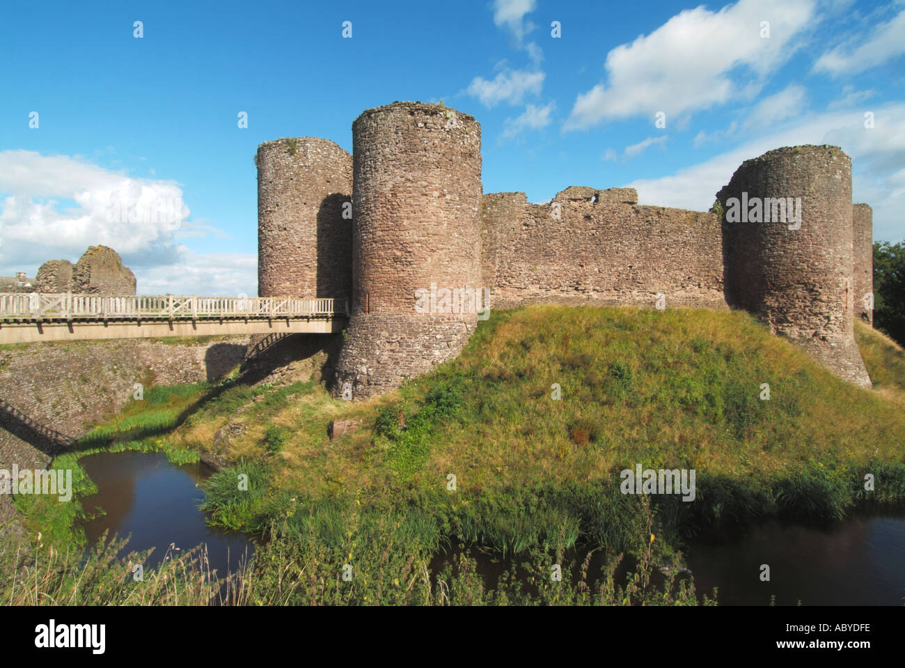 Abergavenny castle wales uk great hi-res stock photography and images ...