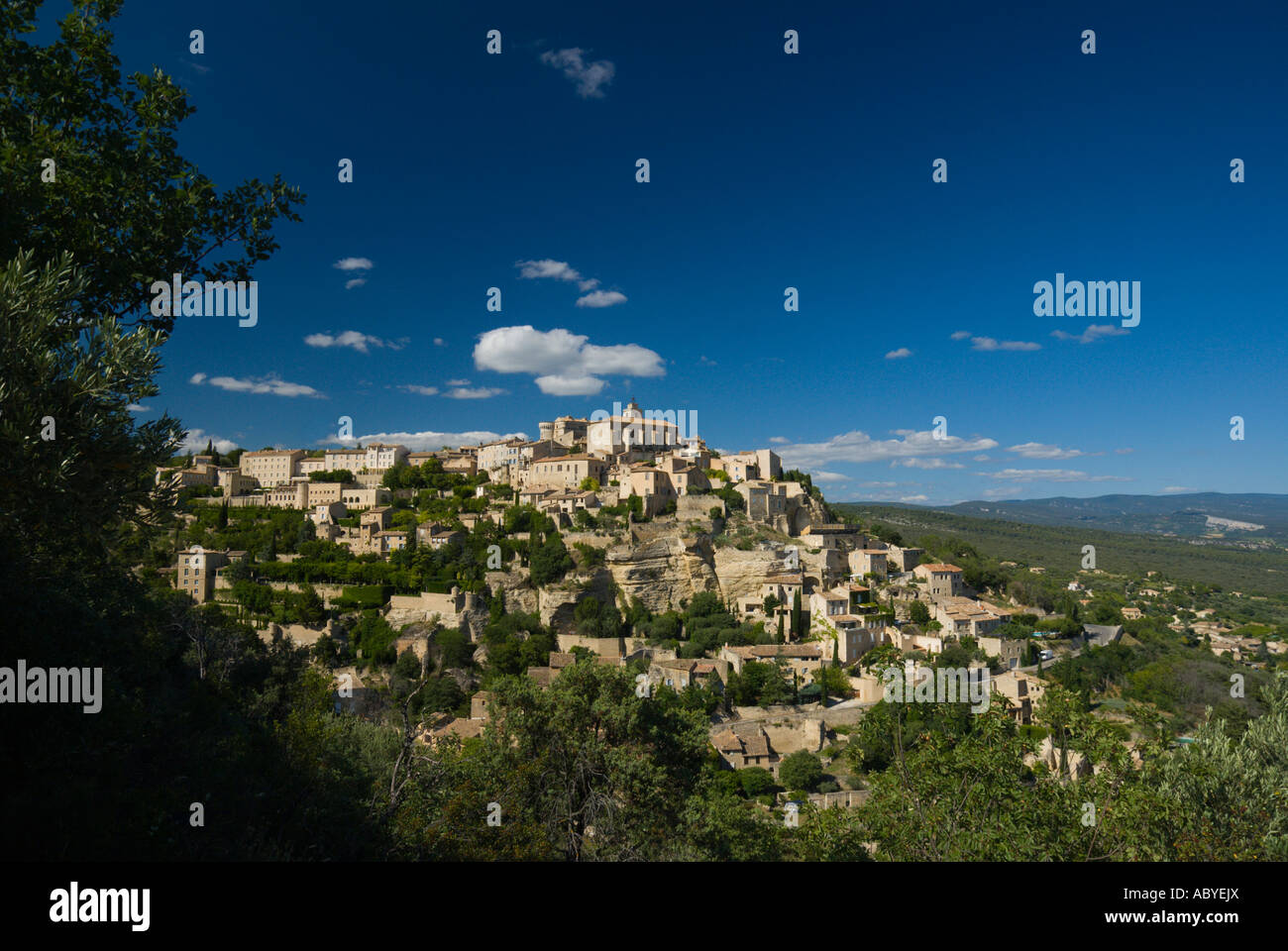 Gordes hilltop village in Vaucluse near Avignon Provence France popular ...