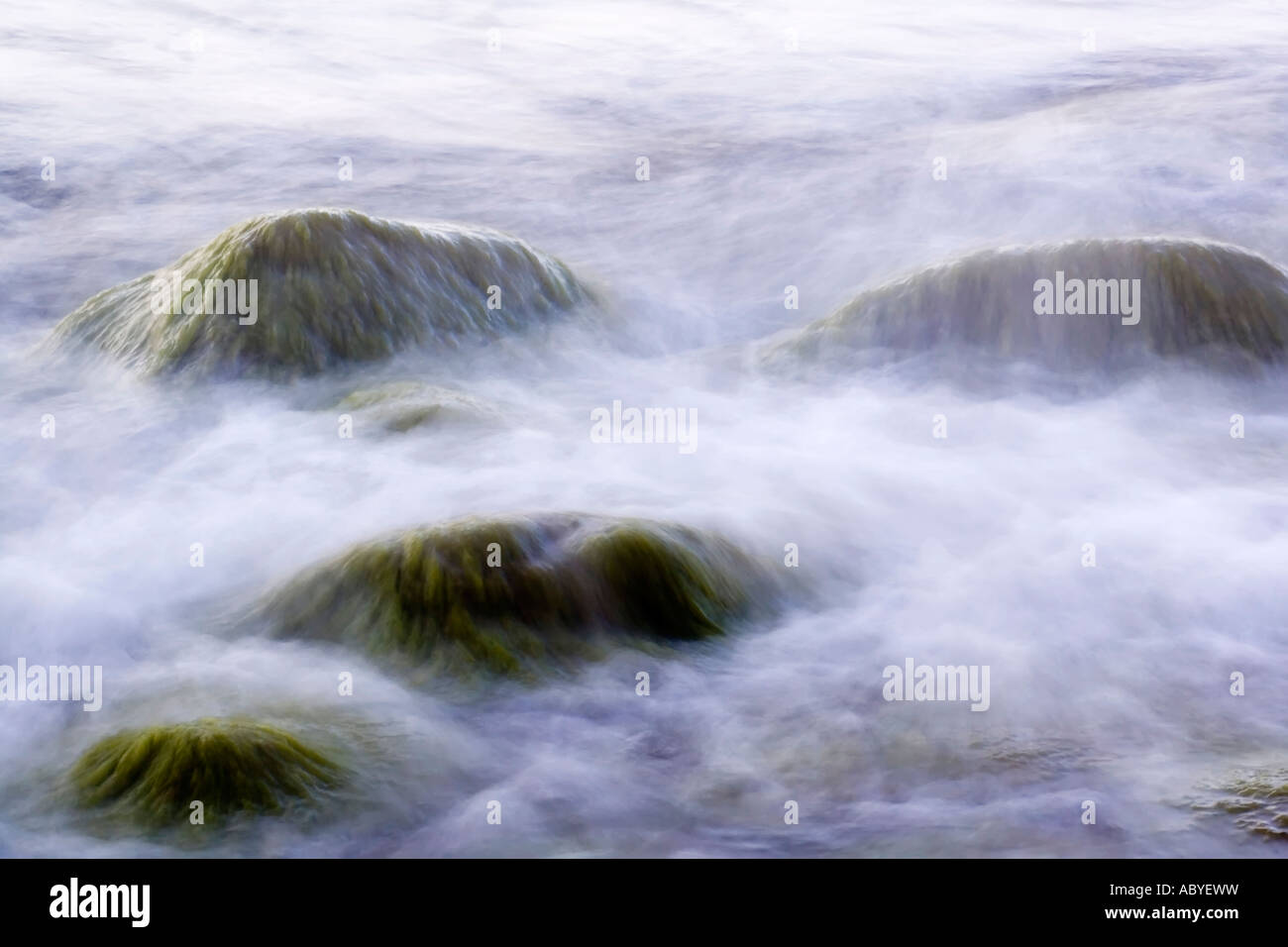 Stones in the surf Stock Photo - Alamy