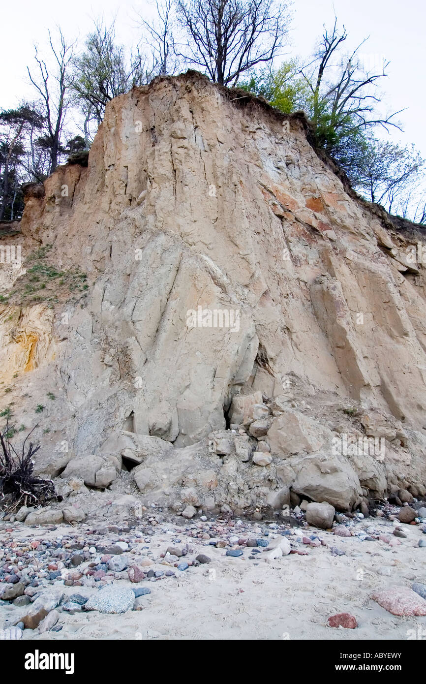 Tall cliffs rise up from the shores Stock Photo - Alamy