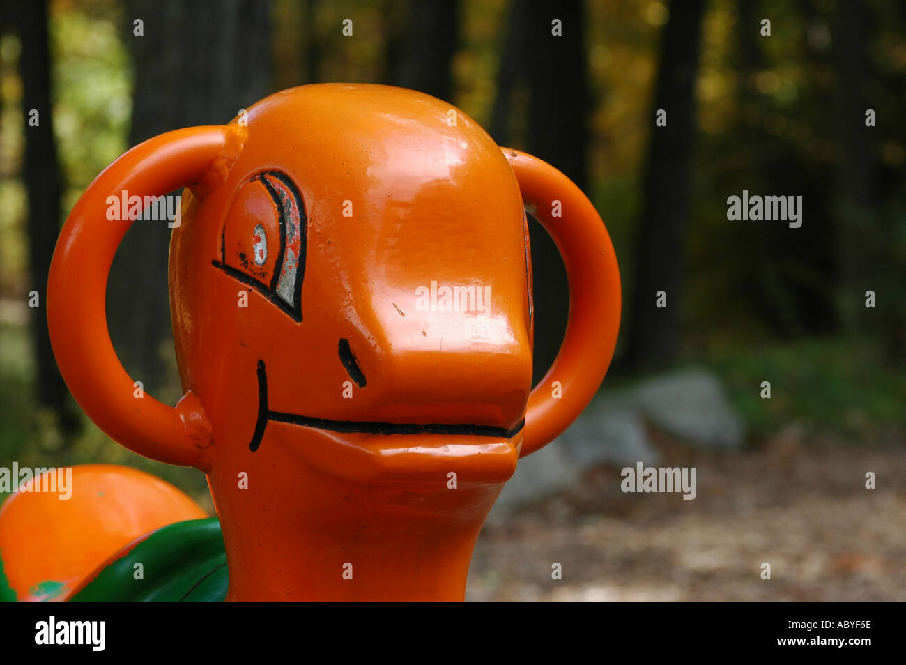 Toy turtle at a playground Stock Photo - Alamy