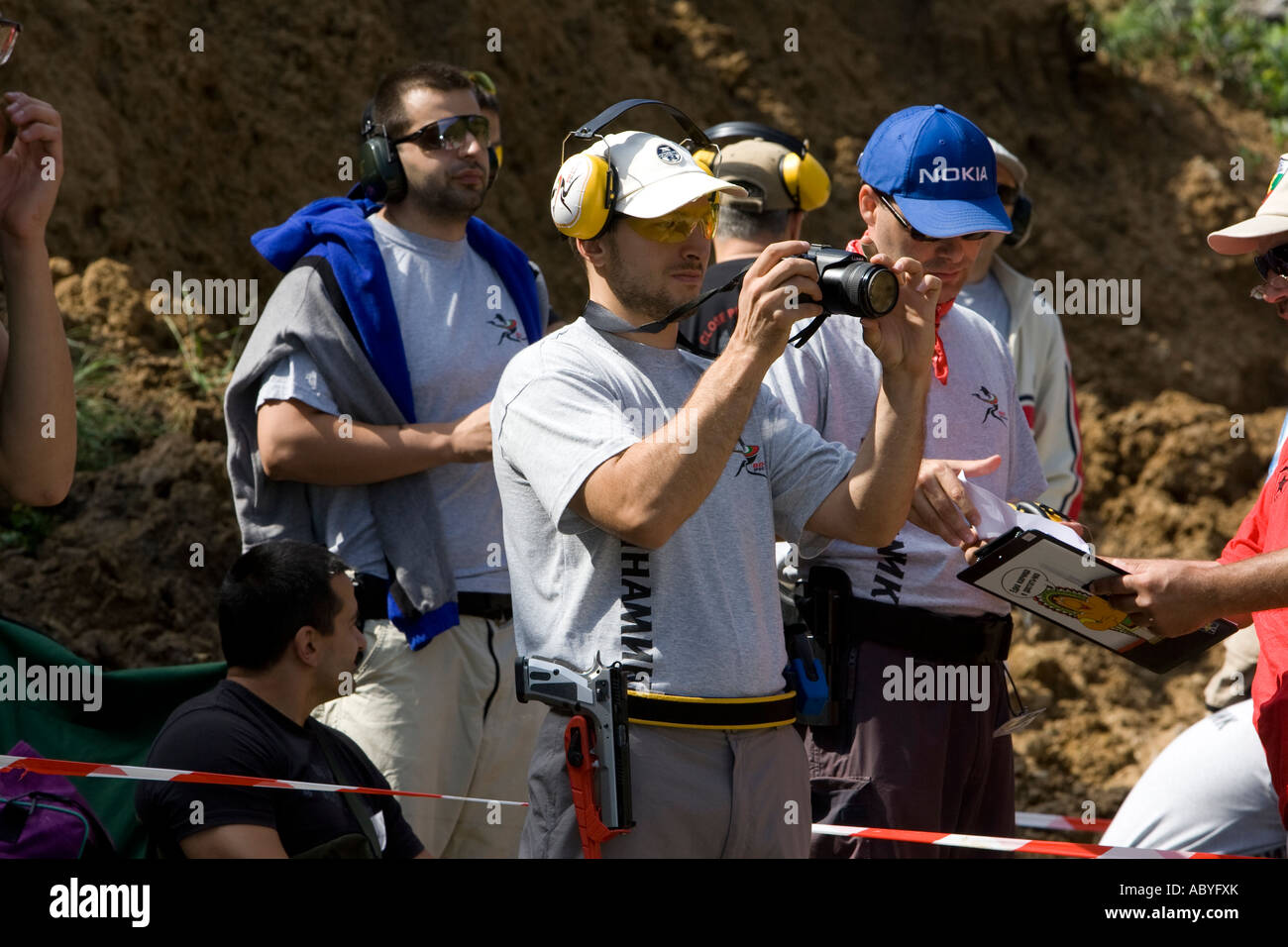 competition bullet public show Stock Photo - Alamy